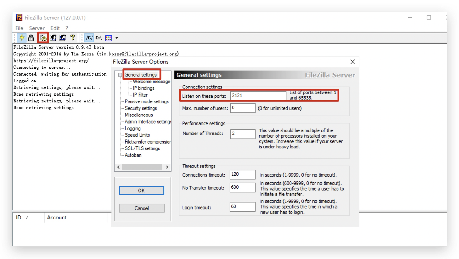 windows-FileZilla_Server-安装配置_filezilla server1.7.2配置服务器-CSDN博客