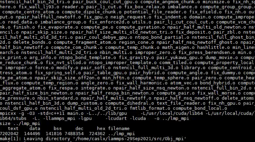 记录一下折腾Ubuntu 20.04部署lammps GPU加速 2*AMD 7742 1*NVIDIA 3090_linux lammps gpu加速-CSDN博客