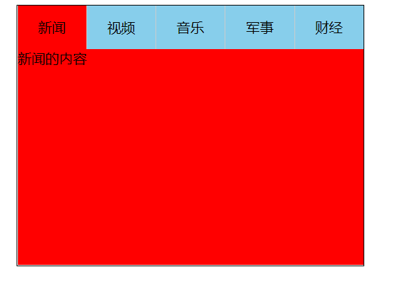 实现tab选项卡的几种方式-CSDN博客