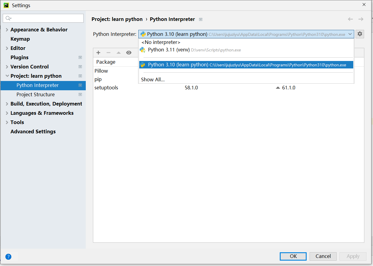 Pycharm “Unable to create process using“解决方法_pycharm unable to create process using-CSDN博客