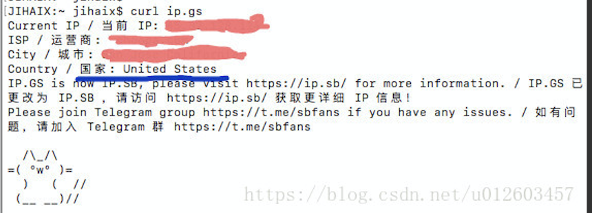 linux命令：查看本机IP地址 curl ip.gs-CSDN博客