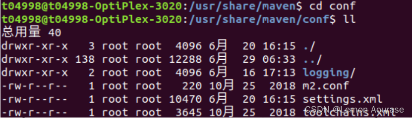 【Ubuntu】Ubuntu系统安装maven及本地仓库设置_ubuntu mvn-CSDN博客