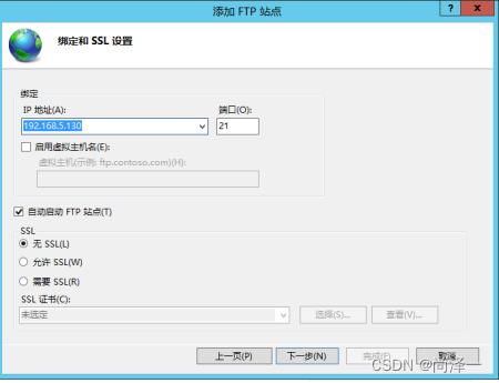 实验八Web 服务器安装配置，FTP 配置_web服务器与ftp服务器的配置-CSDN博客