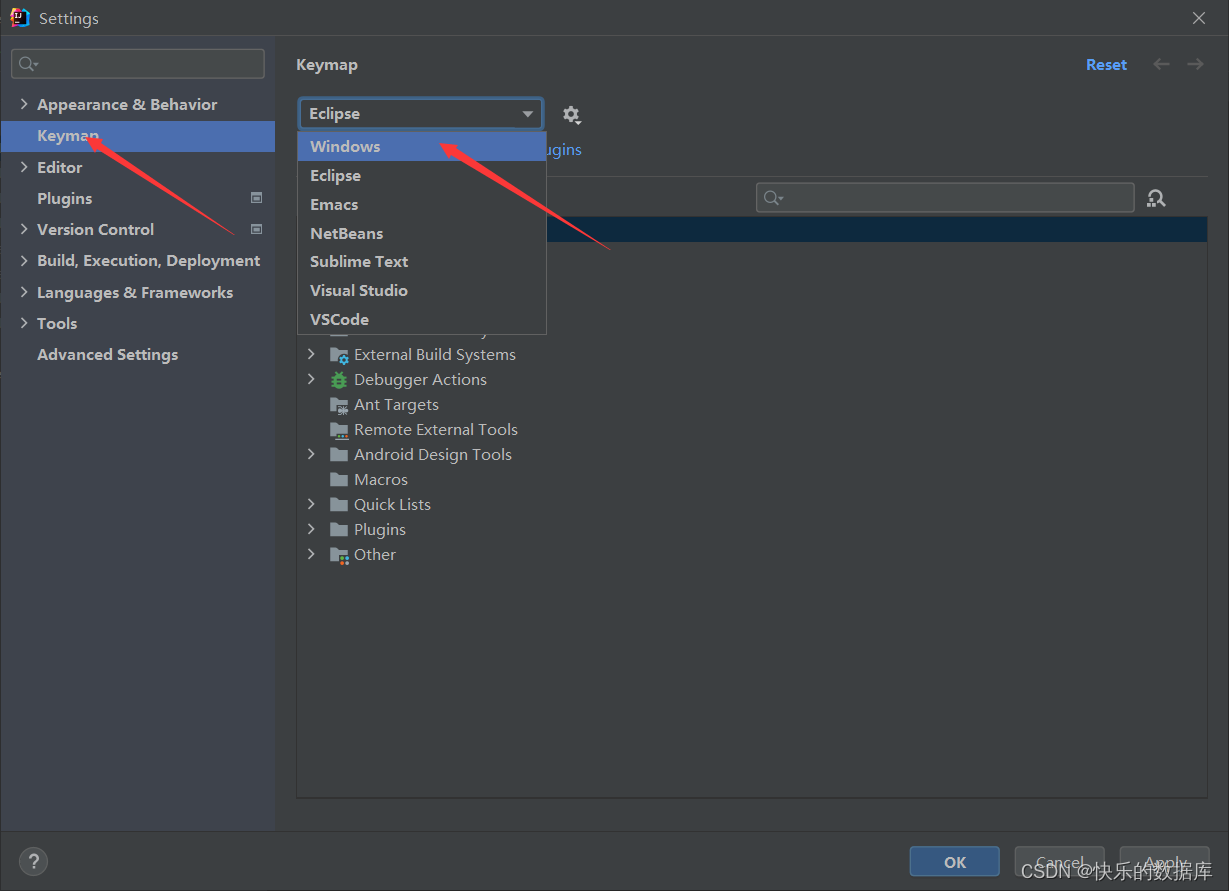 【8001】解决打开idea出现红色感叹号报错信息Cannot find keymap Windows copy？_cannot find keymap "windows copy-CSDN博客