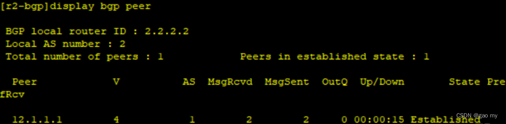 BGP基础配置实验_bgp实验-CSDN博客