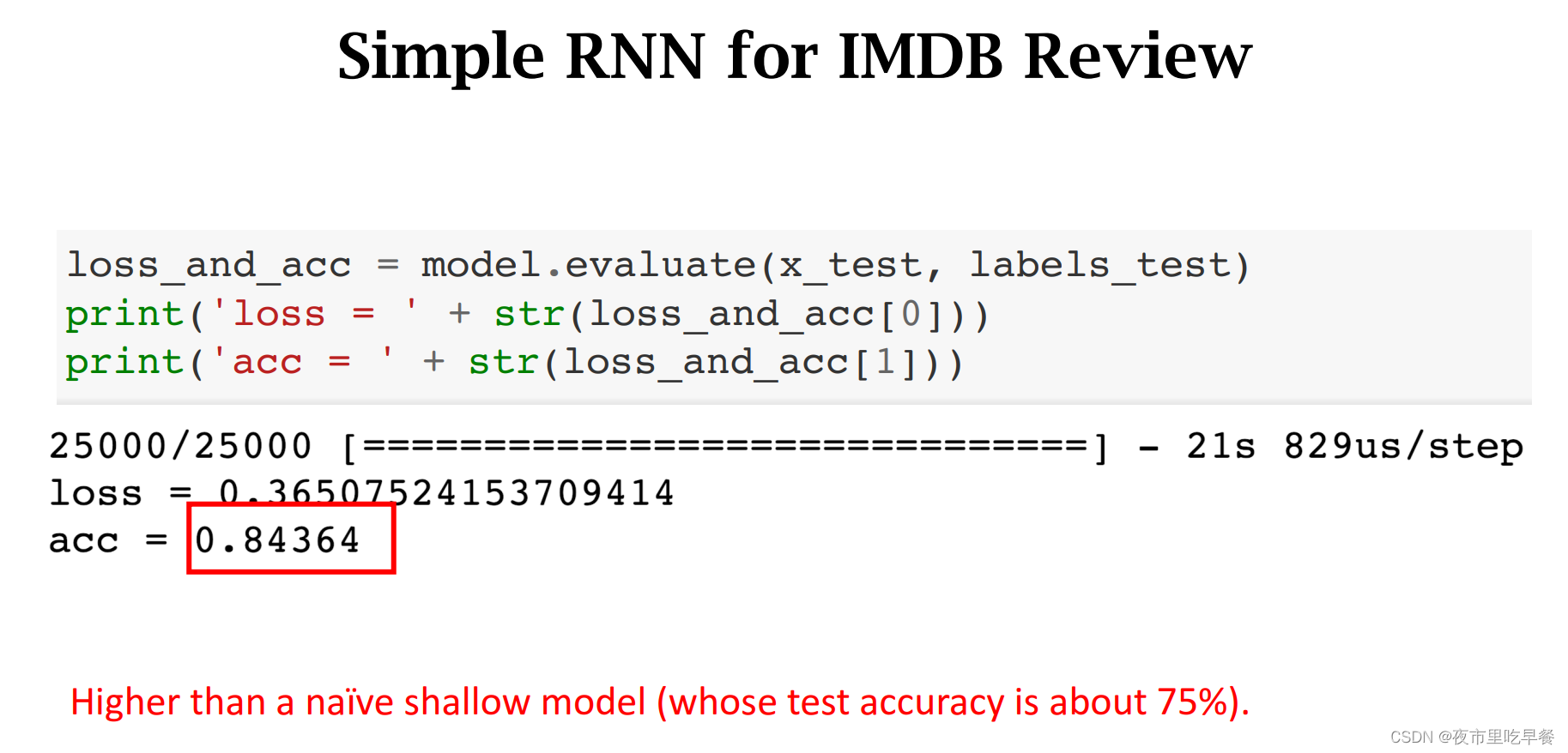 Rnn模型与nlp应用:simple Rnn模型 3simplernn参数 Csdn博客
