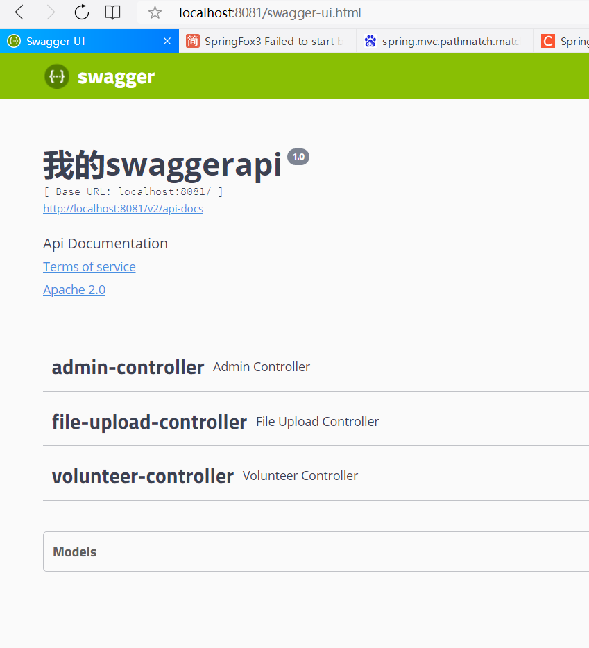 After Configuring Swagger Start An Error Failed To Start Bean 