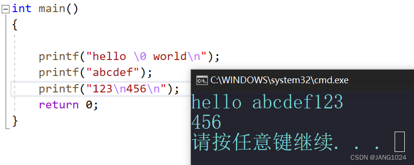 C语言（输入输出函数getchar，putchar、gets、puts，scanf，printf的功能以及用法）_putchar输出空格-CSDN博客