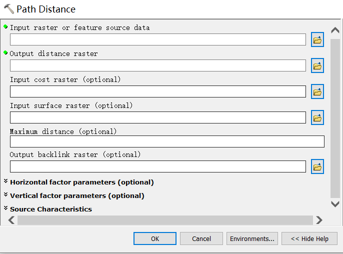 ArcMap中的距离工具条（Distance）_cost connectivity-CSDN博客