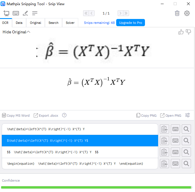 写论文之mathpix snipping tool识别图片中的公式并通过MathType粘贴到word_mathpix转mathtype-CSDN博客