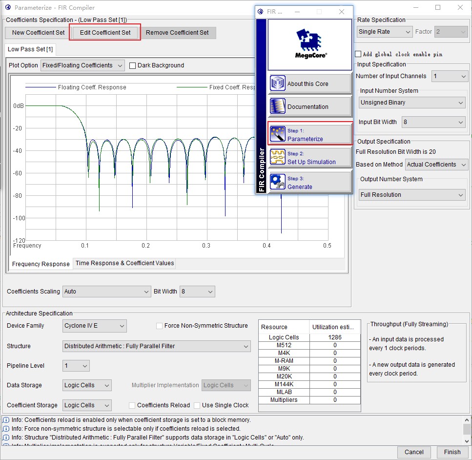 基于Quartus和MATLAB的FIR IP核联合仿真_quartus环境fir滤波器系数mif文件-CSDN博客