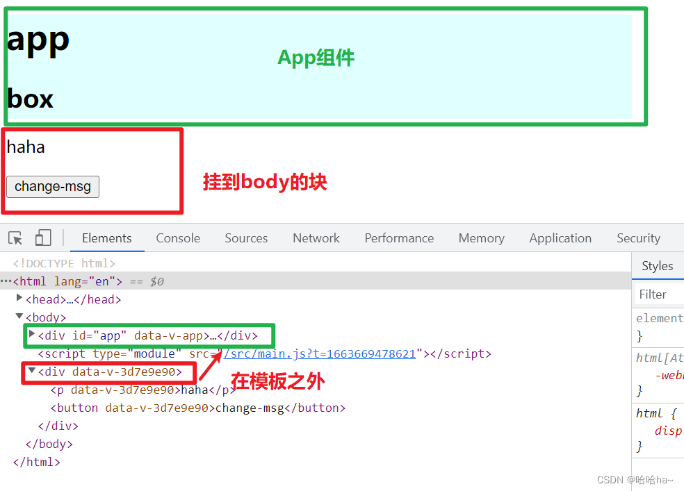 Vue30——监听属性、vue3生命周期函数、teleport、属性传值、自定义事件、状态驱动的动态 Css、注册组件、异步组件、占位组件 Suspensevue30 监听 Csdn博客 