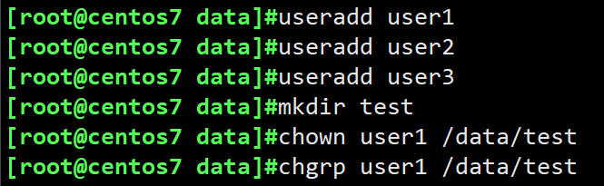 创建用户user1、user2、user3。在/data/下创建目录test_新建用户user1,user2,user3-CSDN博客