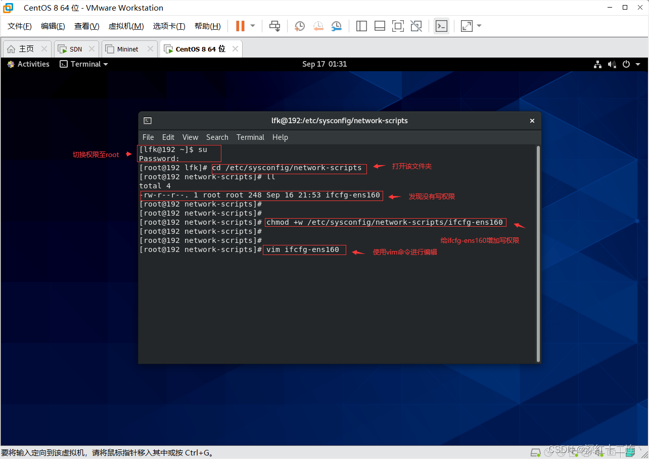 从VM虚拟机开始的Mininet安装与部署_mininet 安装-CSDN博客