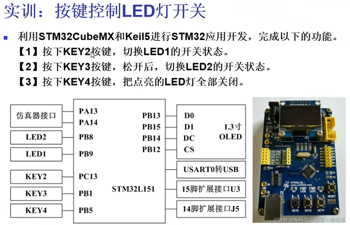 Stm32之按键实验stm32按键 Csdn博客 