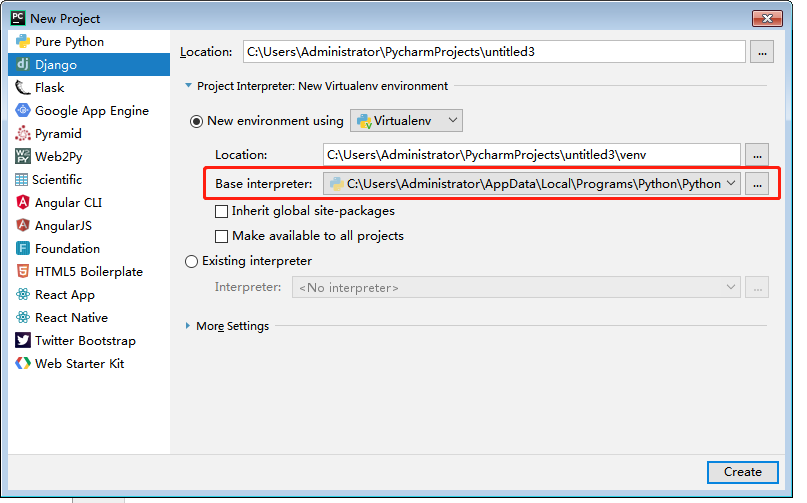 PyCharm新建项目一直无法新建成功，提示：Creating Virtual Environment。-CSDN博客