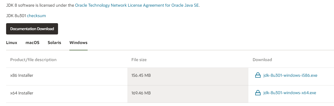 java JDK 8 官网下载网址/清华镜像/华为镜像_jdk8国内镜像_中世纪冻干芝士的博客-CSDN博客