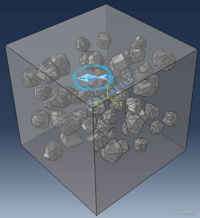 Abaqus 三维多面体骨料 随机多面体3D 无干涉多面体骨料模型_abaqus三维随机骨料建模-CSDN博客