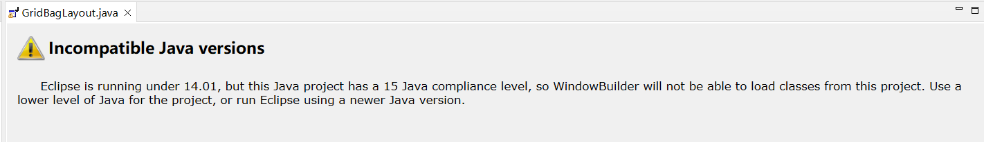 记录一下安装eclipse中的windows-builder组件时的一些问题_wrdowbuilder安装成功打开报错-CSDN博客