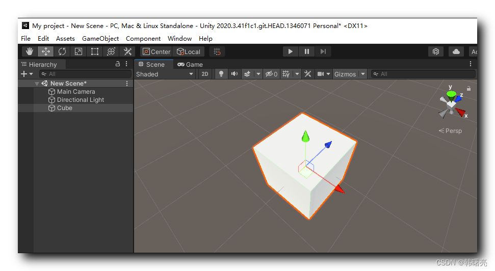 【Unity3D】3D 物体概念 ② ( 空物体概念 | 创建空物体 | 利用空物体管理多个子节点 | 世界坐标系和本地坐标系操作模式 ...