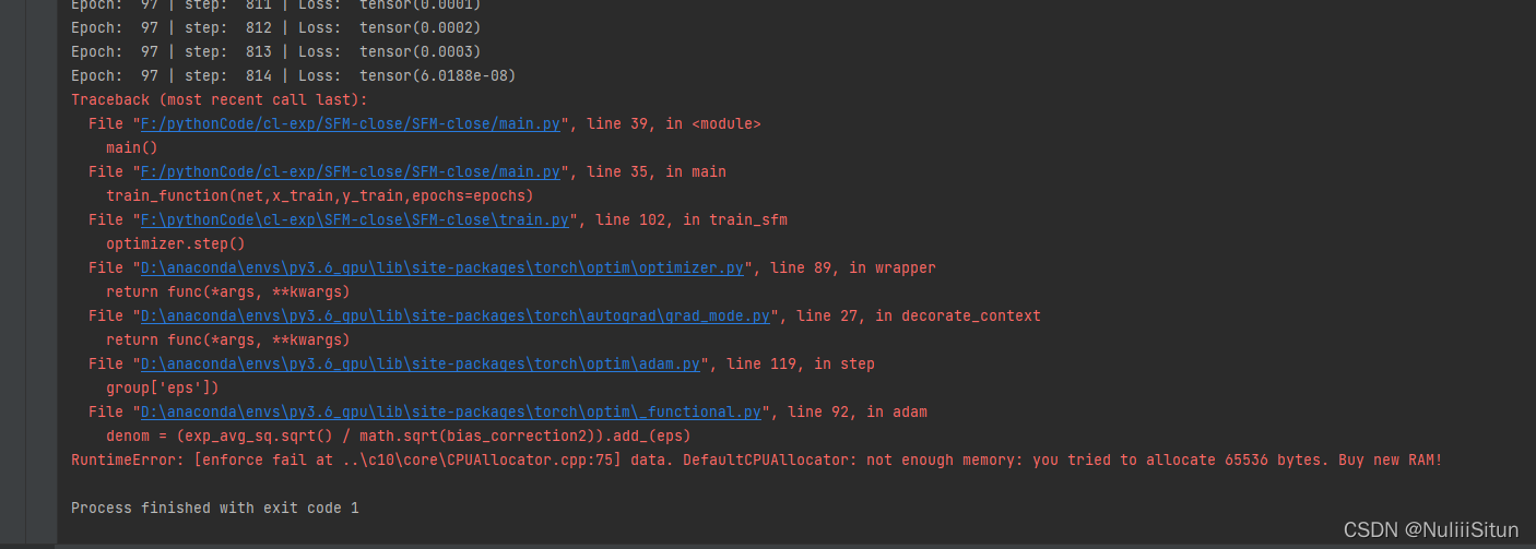 内存溢出 pycharm pytorch Buy new RAM-CSDN博客