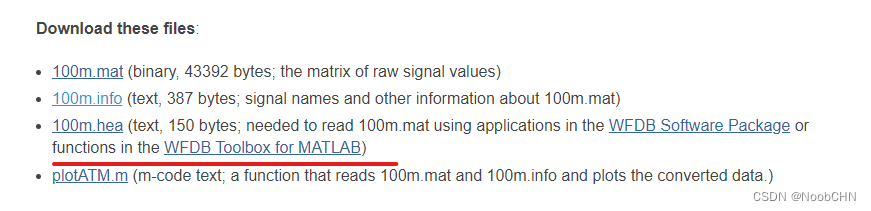 Matlab中关于读取MIT心电图数据rdmat函数使用_fid = fopen([recordname, '.hea'], 'rt');-CSDN博客