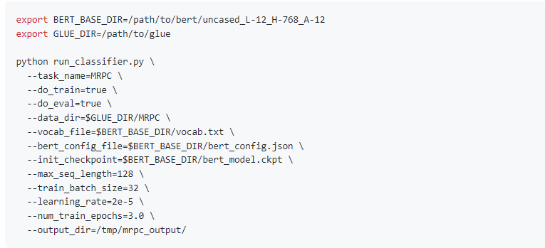 谷歌经典bert模型从下载源码到运行成功_依托谷歌 bert 预模型进行高效数据训练-CSDN博客
