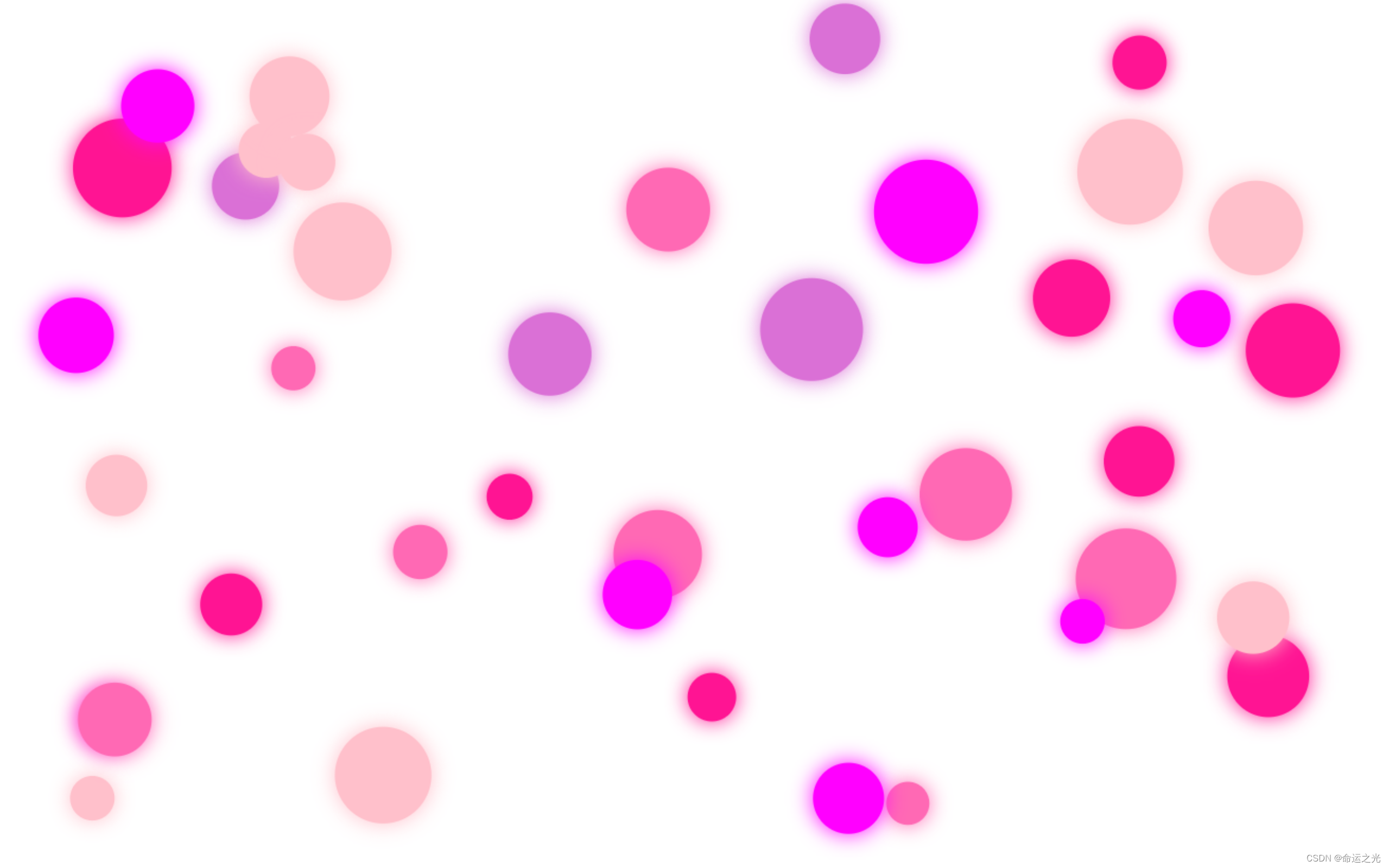 ️创意网页：萌翻少女心的发光果冻泡泡 - 使用Canvas绘制可爱动态泡泡效果_canvas气泡发光-CSDN博客