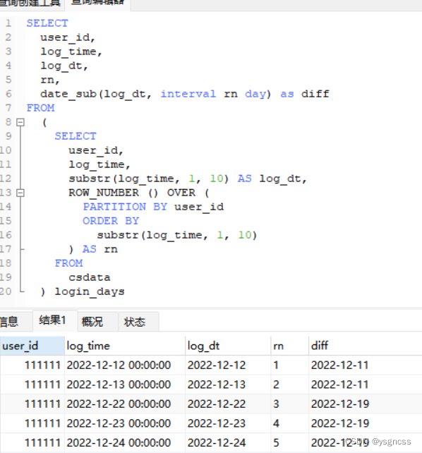 Mysql 连续登录天数mysql 连续登录 到天数 Csdn博客