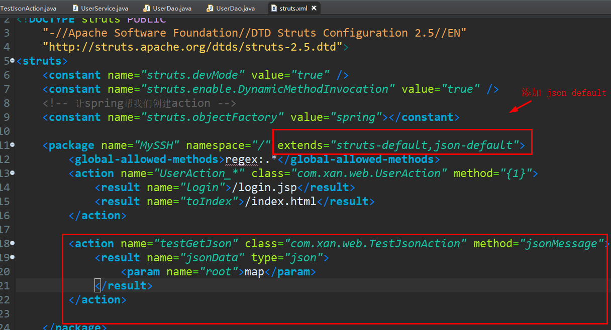 Web 基础之 SSH 框架访问网页返回 json 数据简单实现的整理_ssh json-CSDN博客