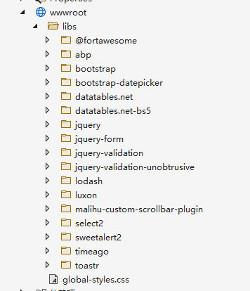 Abp框架之新建项目后移除libs文件夹_abp libs-CSDN博客