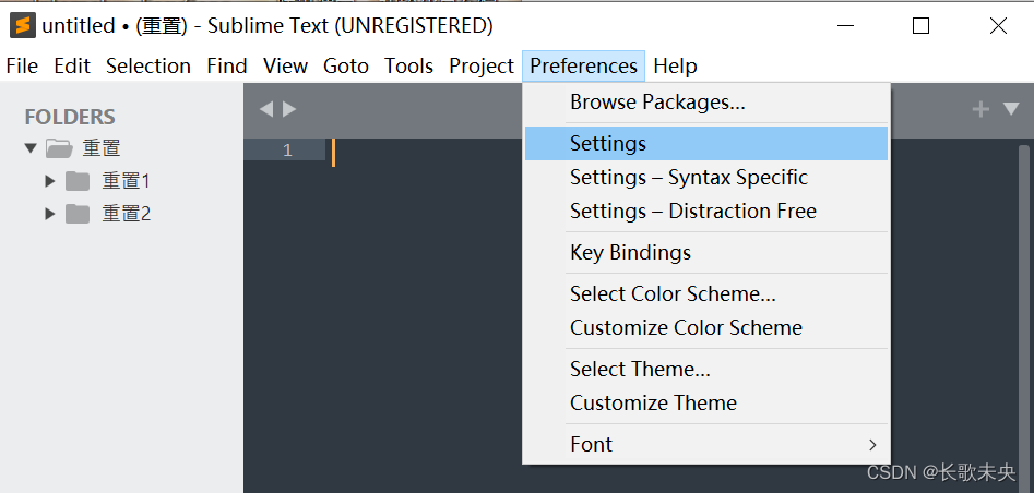 解决 Sublime Text 侧边栏（sidebar / folder）中文样式显示异常问题_sublime text展示 folder_长歌未央的博客-CSDN博客