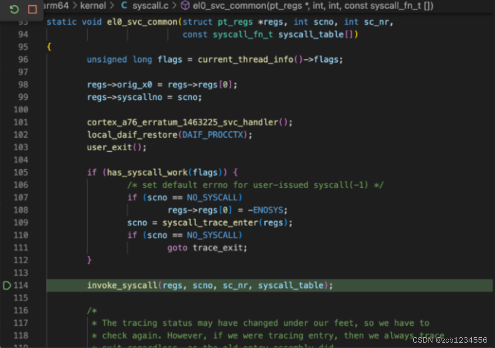 Lab4:以time Gettimeofday系统调用为例分析arm64 Linux 5 4 34 Csdn博客