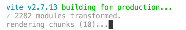 【Vue3 + vite】打包问题_rendering chunks-CSDN博客