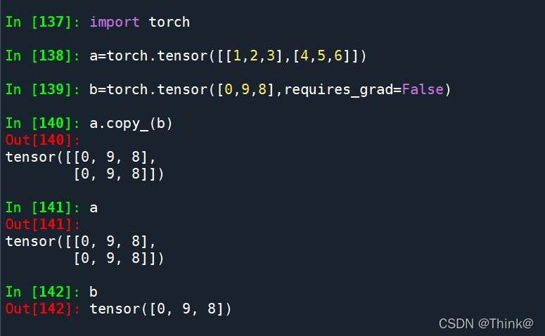Python Numpy Pytorch 中的数据复制 Copy Deepcopy Clone Detachpytorch Copy Csdn博客
