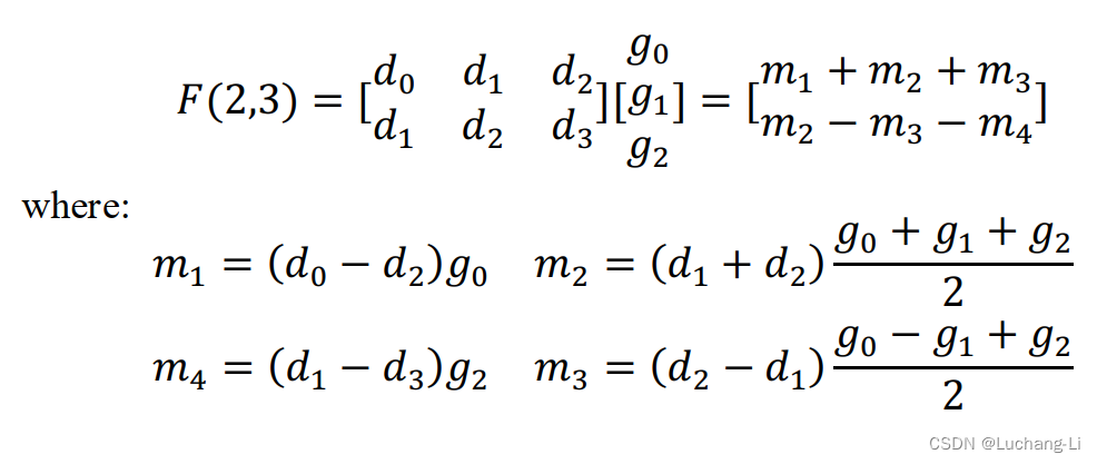 Winograd算法实现卷积原理-CSDN博客