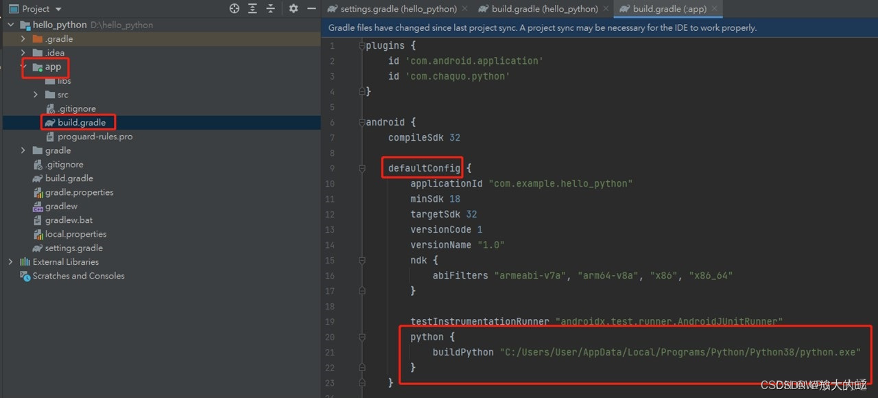 Android App开发教程——使用Chaquopy轻松结合Python_chaquopy python sdk for android-CSDN博客