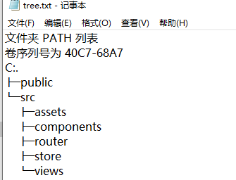windows下使用tree命令获取目录结构_获取目录tree-CSDN博客