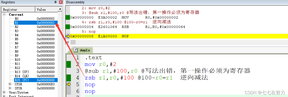 汇编语言中的数据处理指令 算数指令汇编sbc指令 Csdn博客