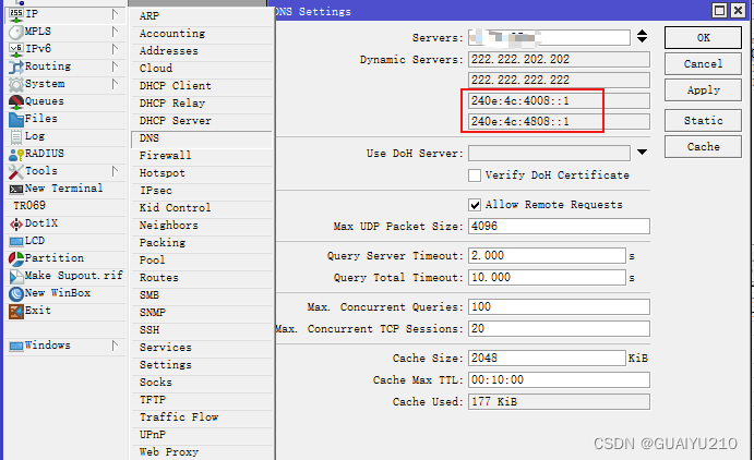 RouterOS（ROS）IPv6/IPv4双栈配置_ros ipv6-CSDN博客