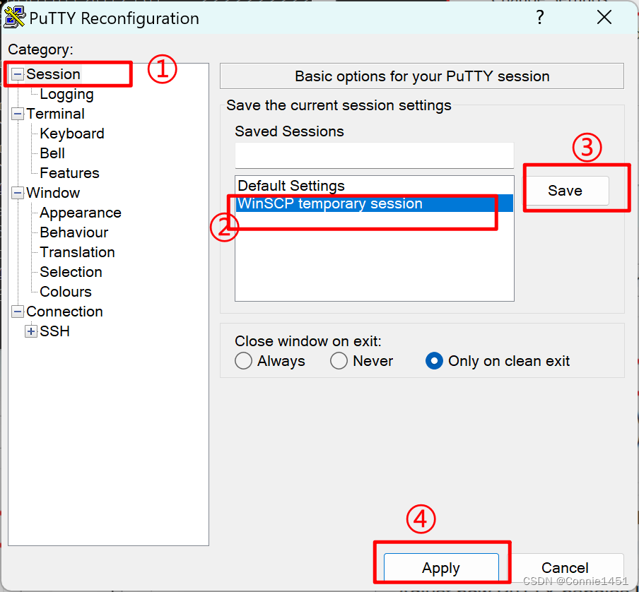 PuTTY设置默认UTF-8编码，不需要每次都设置_putty设置字符编码-CSDN博客