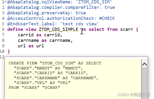 S4HANA For ABAP(7):CDS View拓展笔记_abap hana内置分析功能-CSDN博客