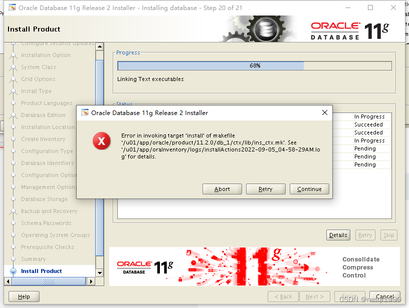 CentOS7内网环境安装Oracle11g完整记录_内网安装oracle11g依赖-CSDN博客