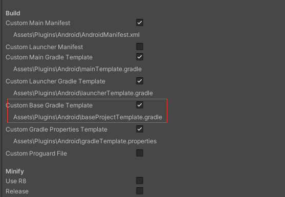 【Unity】Temp\gradleOut\launcher\build\outputs\bundle\release\launcher-release.aab does not exist ...