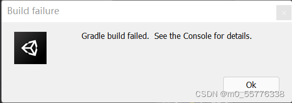 Unity 2021版本，安卓打包时报错 Gradle build failed.See the console for details._android studio 导致unity打包失败 ...