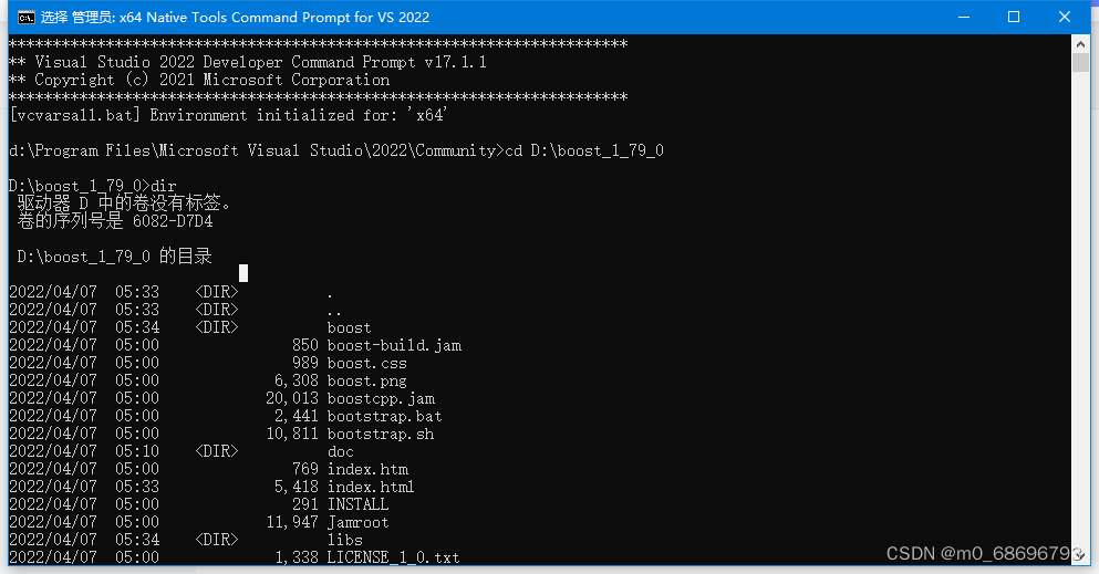 visual studio 2022 boost_1_79_07 编译 安装 使用_boost1.79安装-CSDN博客