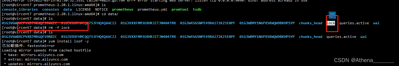 启动prometheus问题-opening storage failed_level=error err="opening storage failed: lock db d-CSDN博客