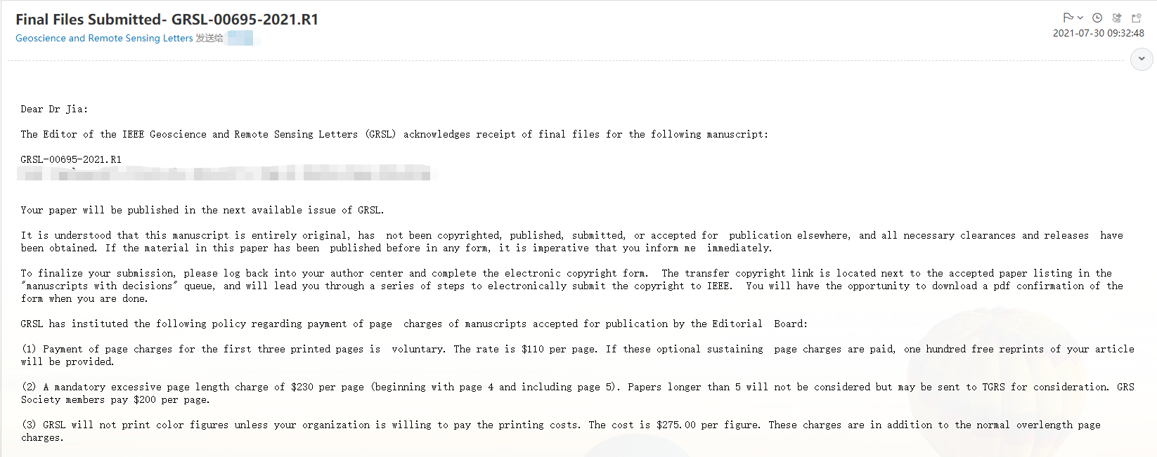 IEEE Geoscience and Remote Sensing Letters (GRSL)从投稿到录用过程分享_6个小石头的博客-CSDN博客