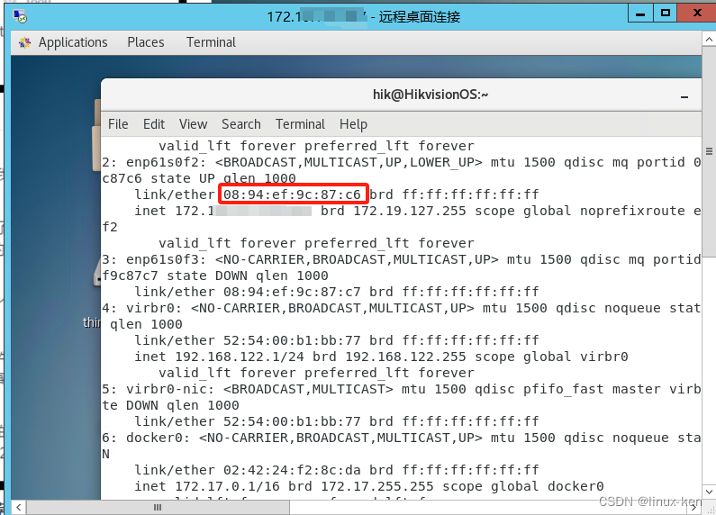 Windows系统远程桌面(mstsc)连接CentOS7.4桌面_mstsc连接本机-CSDN博客
