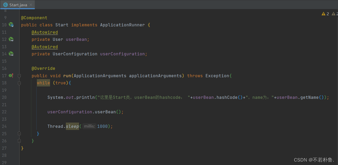 Configuration、 Bean、 Component 当配置类用 Component不断调用 Bean注解的方法，会new出新对象，但是并不会覆盖一开始注入spring容器中的那个